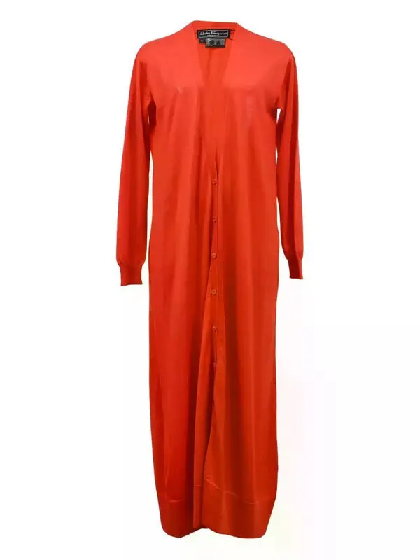 FERRAGAMO V-neck Long Cardigan
