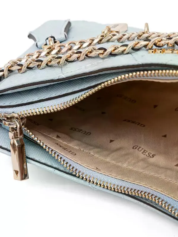 Guess Libby Quilted Charm Shoulder Bag