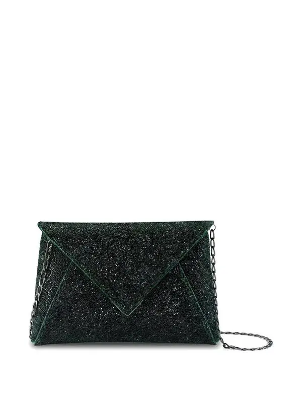 Tyler Ellis Small Lee Pouchet Clutch Bag - Green