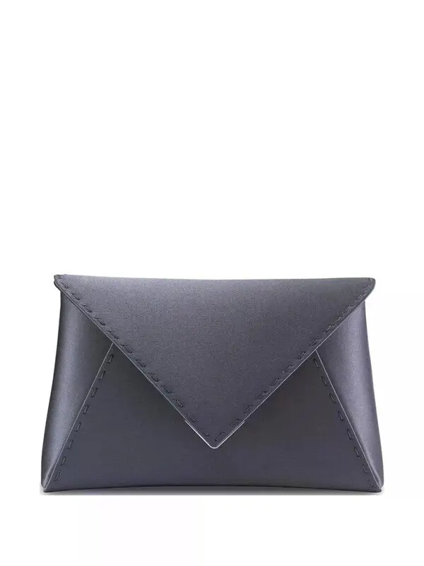 Tyler Ellis Small Lee Pouchet Clutch Bag - Grey