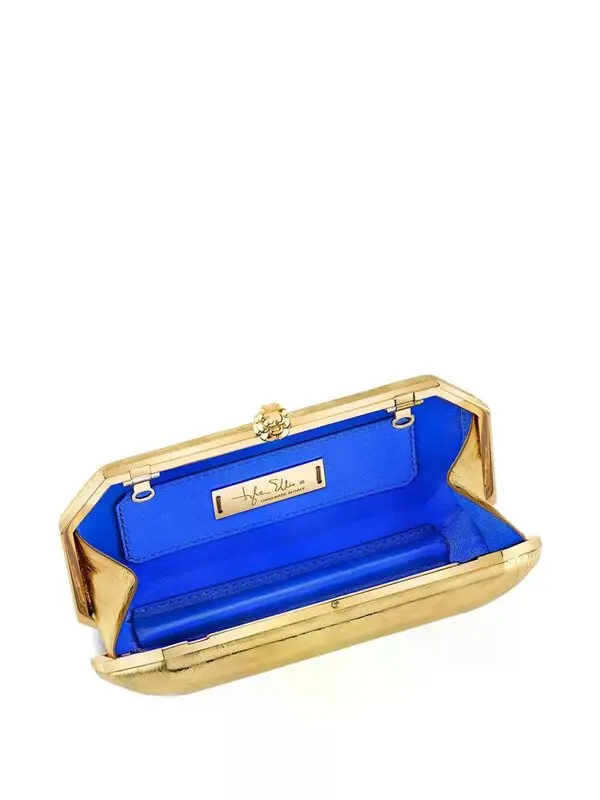Tyler Ellis Small Perry Leather Clutch Bag