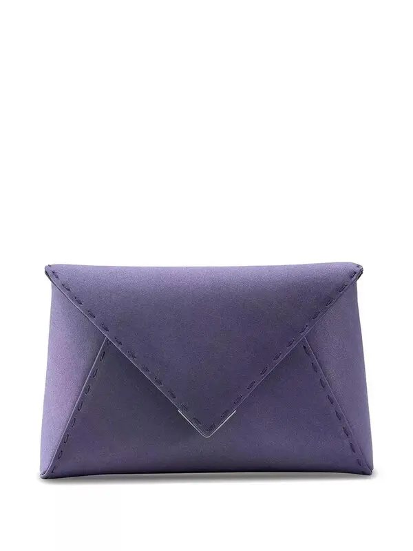 Tyler Ellis Small Lee Pouchet Clutch Bag - Purple