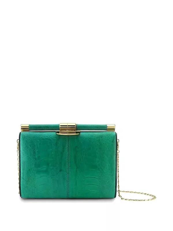 Tyler Ellis Jamie Ostrich-leg Clutch Bag