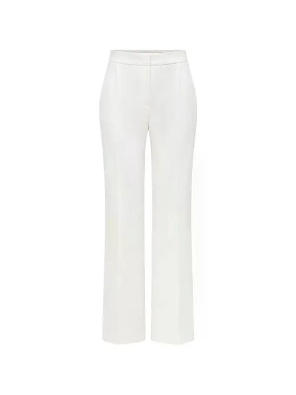Alberta Ferretti Pleated Flared Trousers