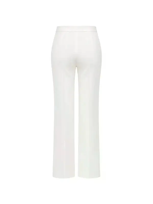Alberta Ferretti Pleated Flared Trousers