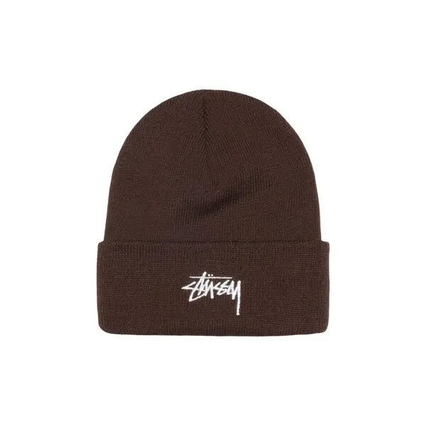 StÜssy Stock Cuff Beanie - Brown