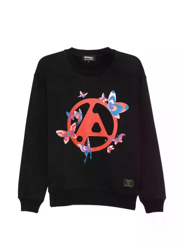 PEACE AND AFTER Butterfly Print Sweatshirt