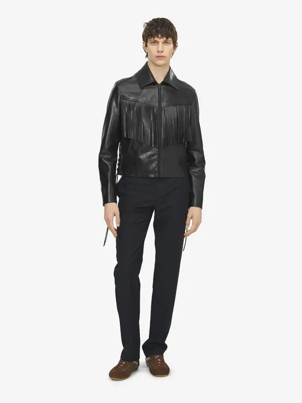 Alexander McQueen Fringe Leather Jacket
