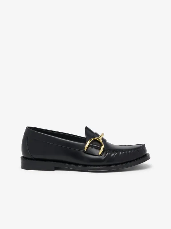 Alexander McQueen Wishbone Loafer - Black