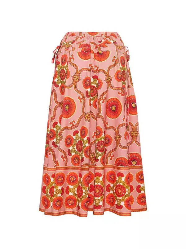 Cara Cara Meret Floral-print Midi Skirt