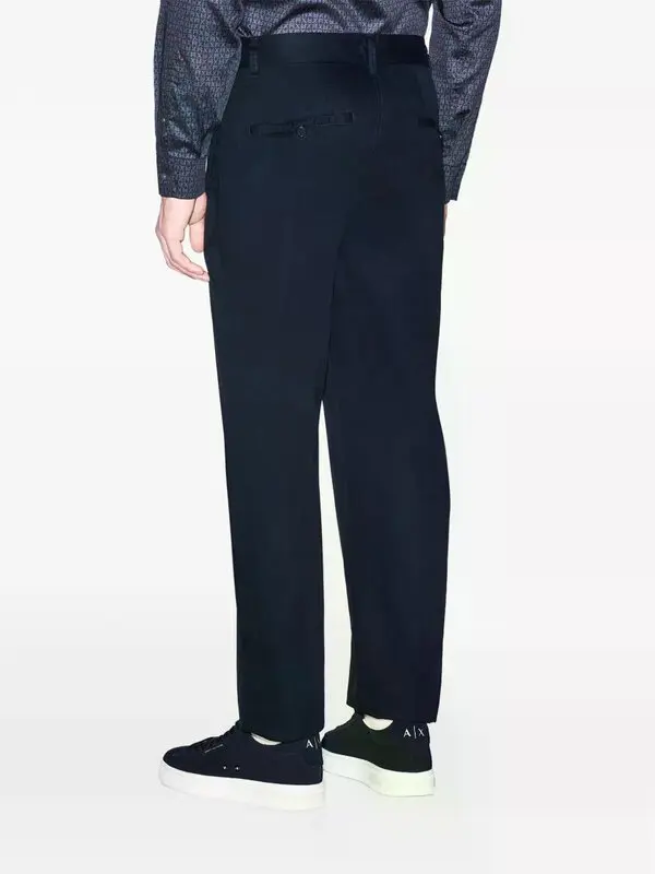 Armani Exchange Pressed-crease Tailored Trousers