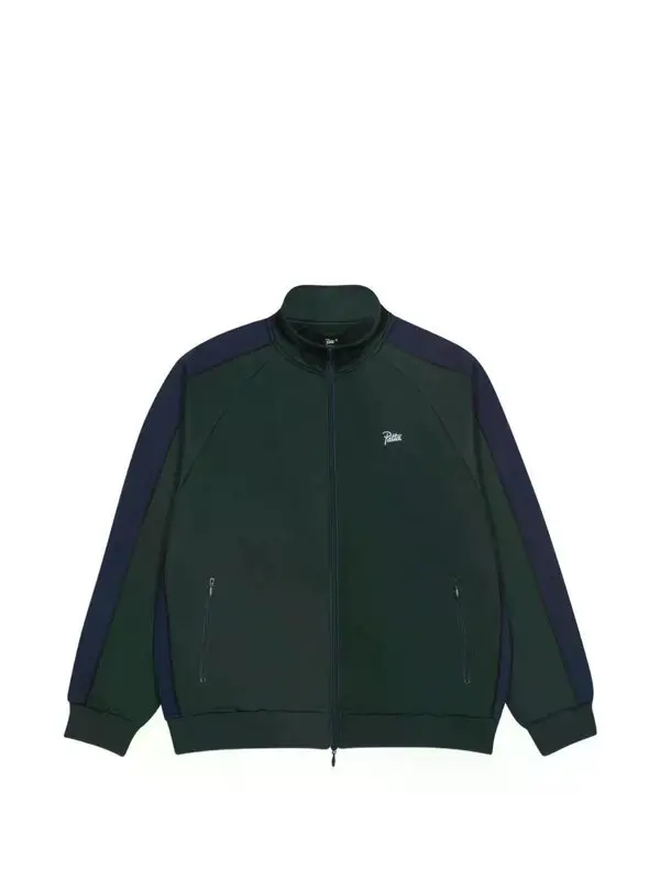 PATTA Zip-up High-collar Sweatshirt - Green