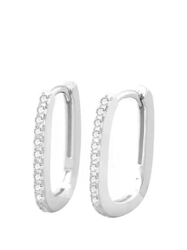 HZMER JEWELLERY Essential Huggies Earrings - Silver