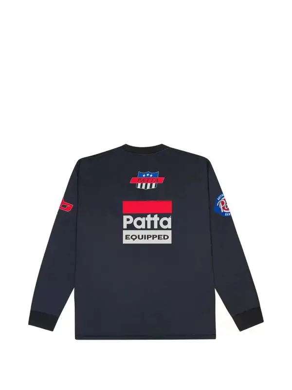 PATTA Long Sleeve Logo Detail T-shirt
