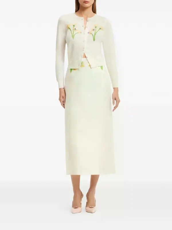LEO LIN Claire Sequin Embellished Cardigan