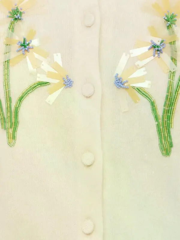LEO LIN Claire Sequin Embellished Cardigan