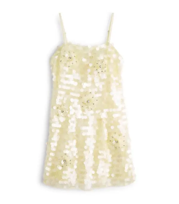 LoveShackFancy Sequined Camira Dress