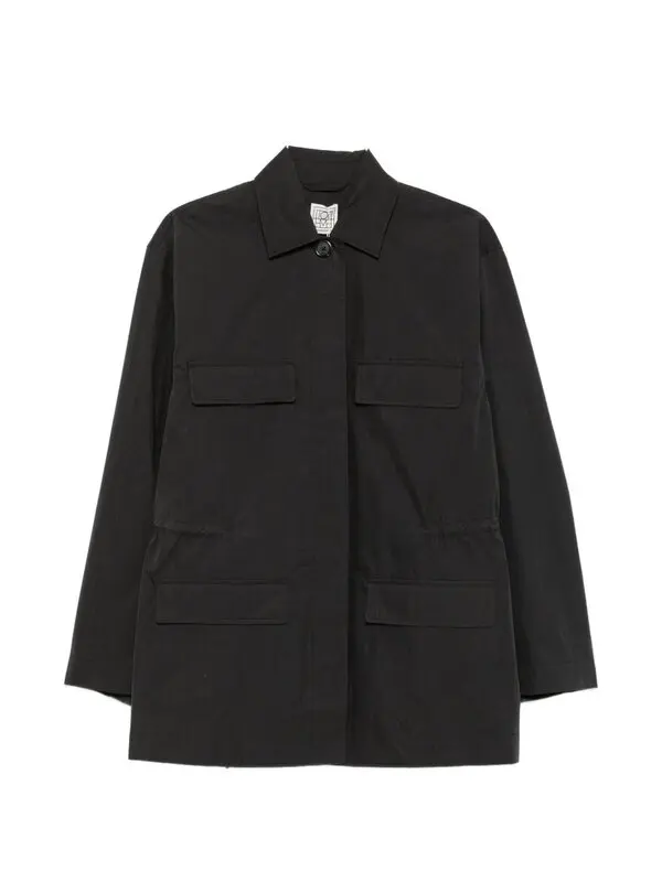 TOTEME Cotton Blend Jacket - Black