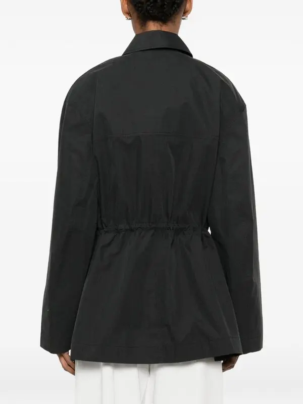 TOTEME Cotton Blend Jacket - Black