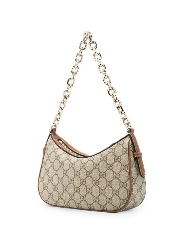 Gucci Gg Emblem Small Shoulder Bag - Beige