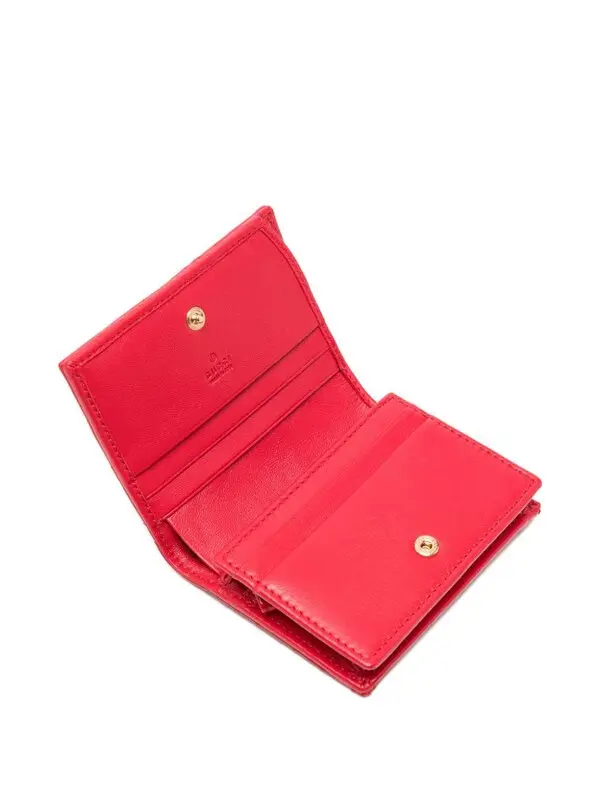 Gucci Gg Marmont Small Leather Wallet - Red
