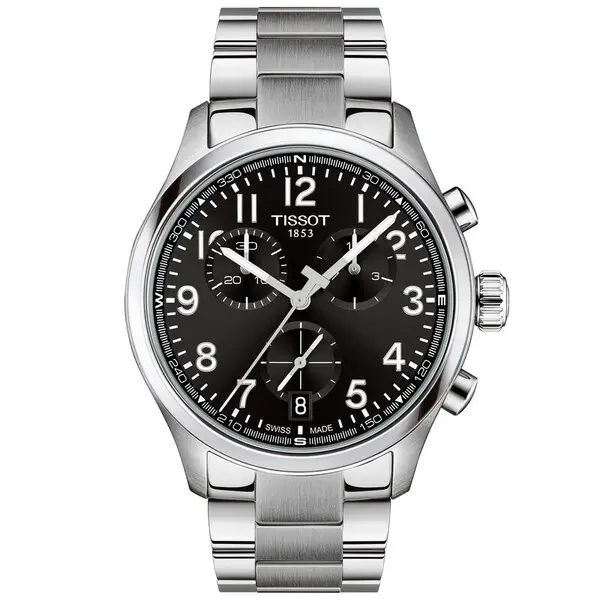 TISSOT Chronograph Watch - Stainless Steel