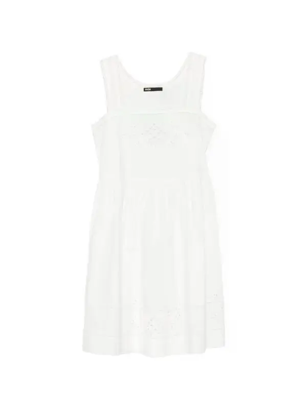 Maje Embroidered Flared Mini Dress
