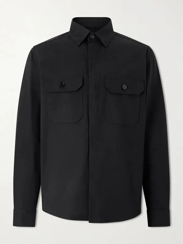 Zegna Cotton-blend Overshirt