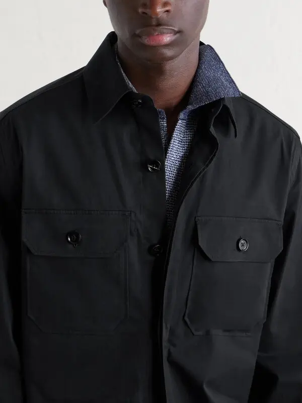 Zegna Cotton-blend Overshirt