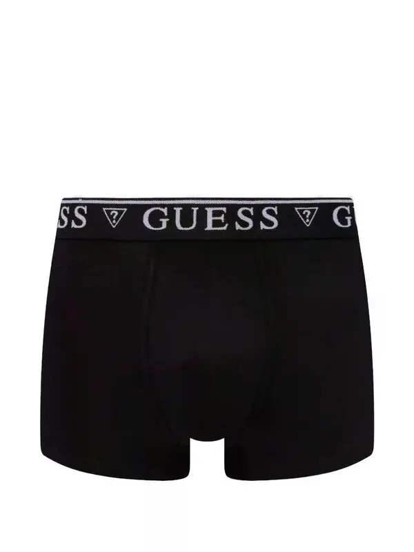 Guess Logo-waistband Boxers - Black