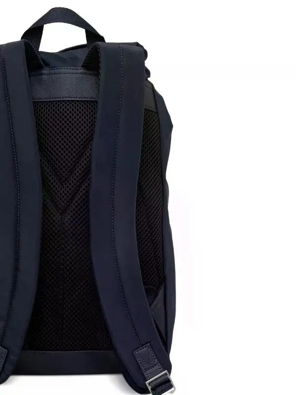 Guess Berlin Logo-patch Buckle-fastening Backpack - Blue