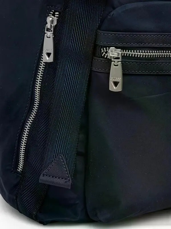 Guess Berlin Logo-patch Buckle-fastening Backpack - Blue