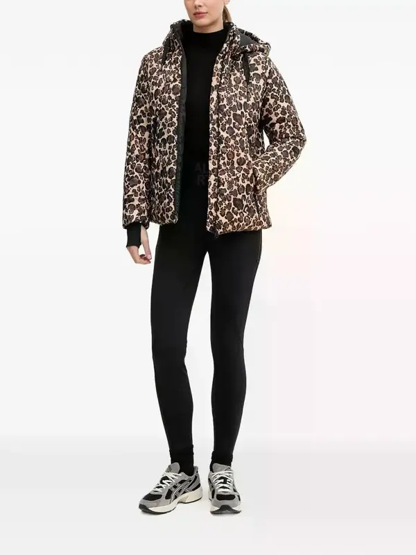 SPORTALM Leopard-print Hooded Jacket