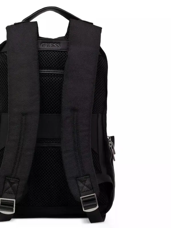 Guess Logo Plaque Backpack