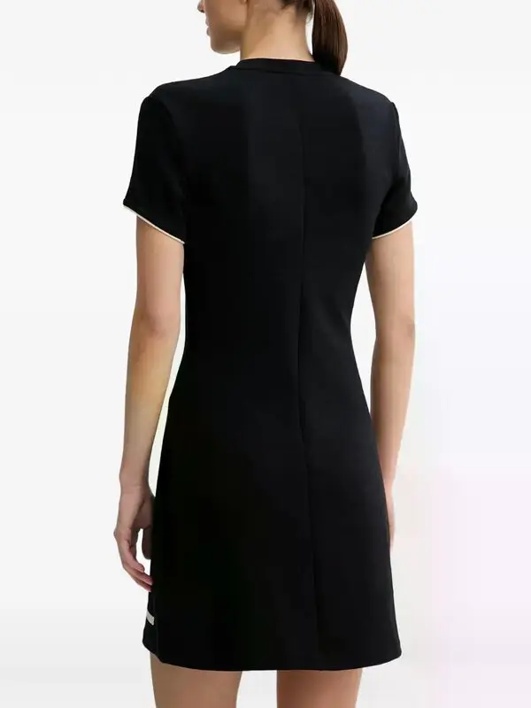 Guess Clara Logo Patch Contrast Trim Mini Dress