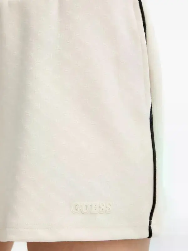 Guess Logo Embroidered Side Stripe Shorts