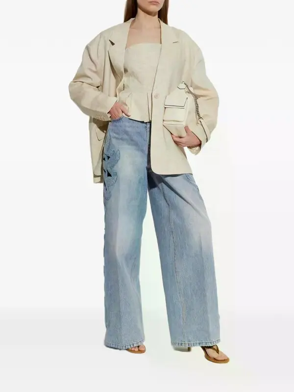GESTUZ Notched Lapel Blazer