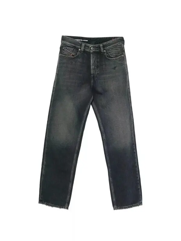 DIESEL® 1988 D-ark Distressed Straight-leg Jeans