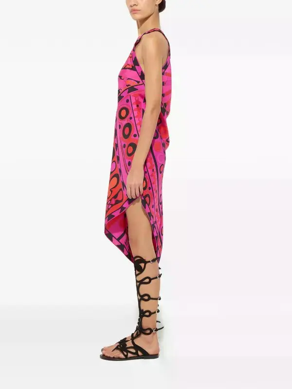 Emilio Pucci Silk One-shoulder Dress