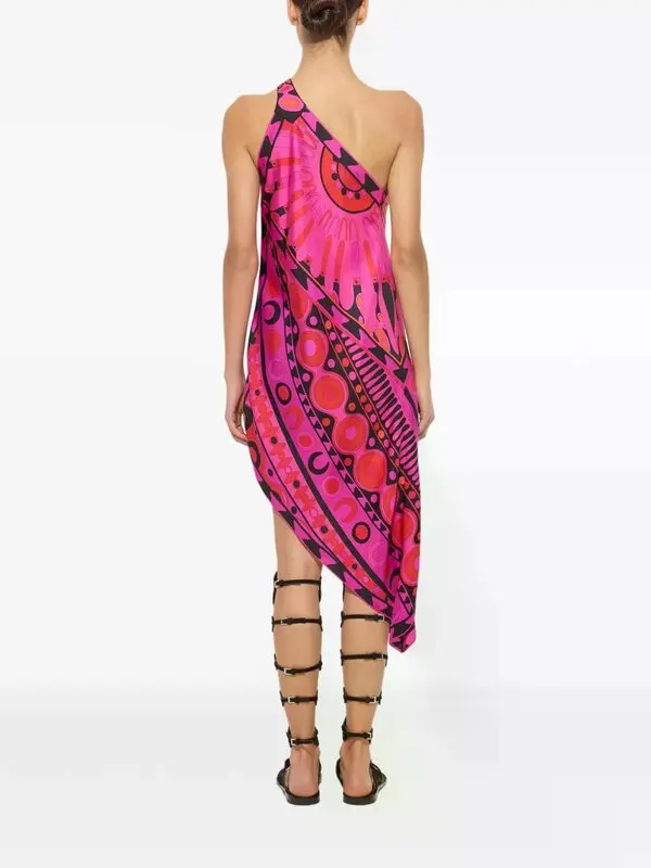 Emilio Pucci Silk One-shoulder Dress