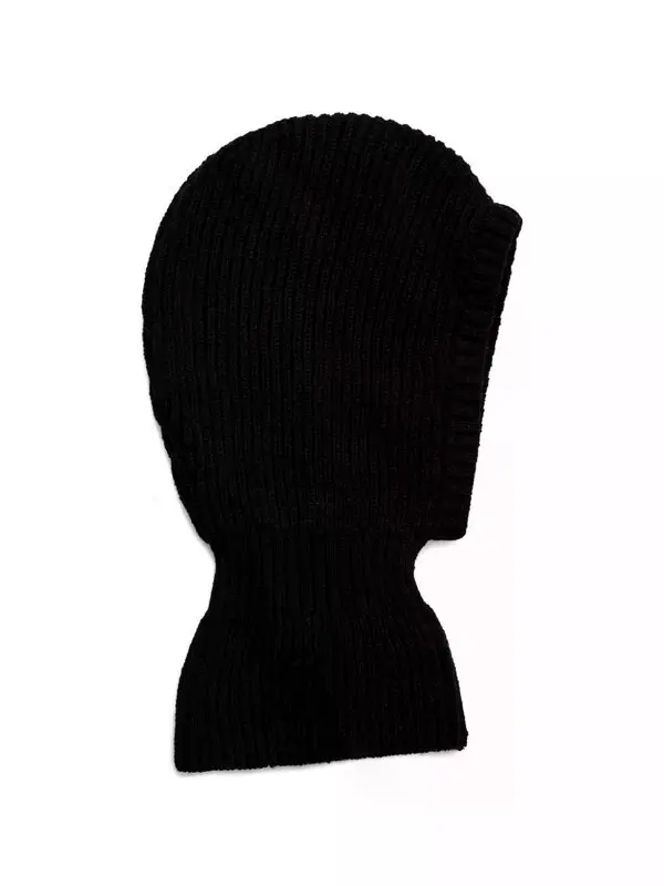 NEWLAND Ribbed Knit Balaclava - Black