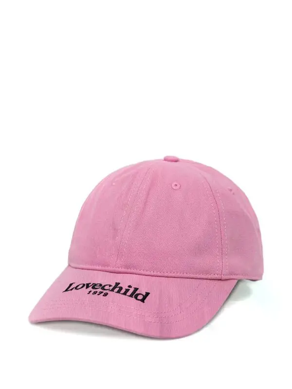 LOVECHILD Logo-embroidered Cotton Cap - Pink