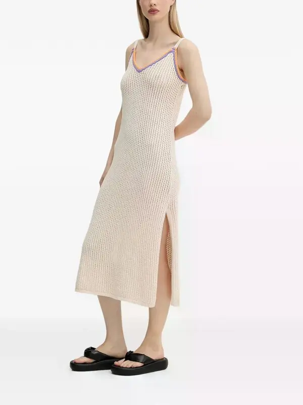 Rip Curl Cala Vadella Open-knit Midi Dress