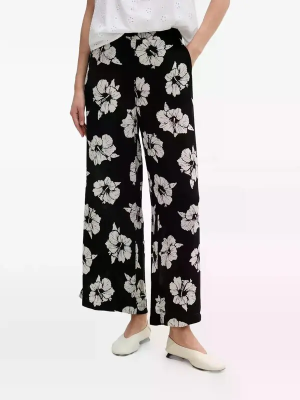 Rip Curl Floral Print Wide-leg Palazzo Pants
