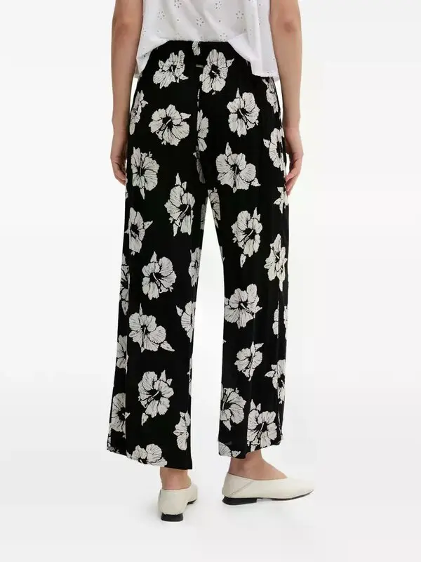 Rip Curl Floral Print Wide-leg Palazzo Pants
