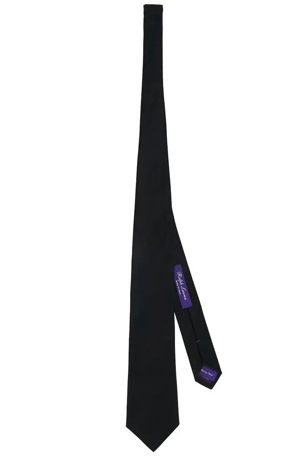 Ralph Lauren Satin Neck Tie - Black