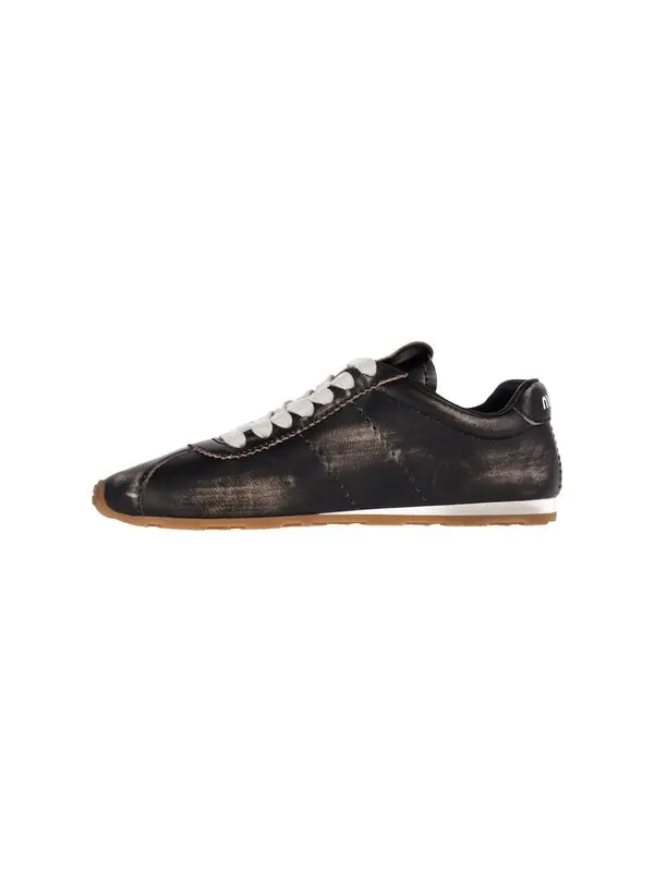 Miu Miu Plume" Sneakers - Black