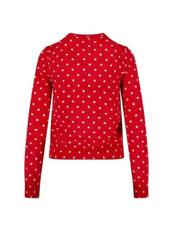 Comme Des Garçons Wool Polka-dot Sweater
