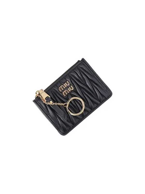 Miu Miu Quilted Nappa Card Holder