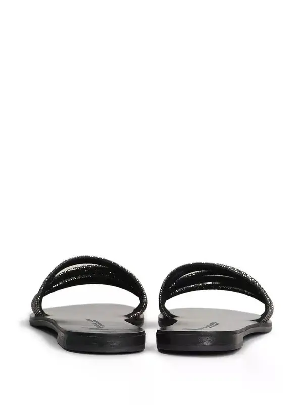 NICOLAS LAINAS Crystal Embellished Sandals